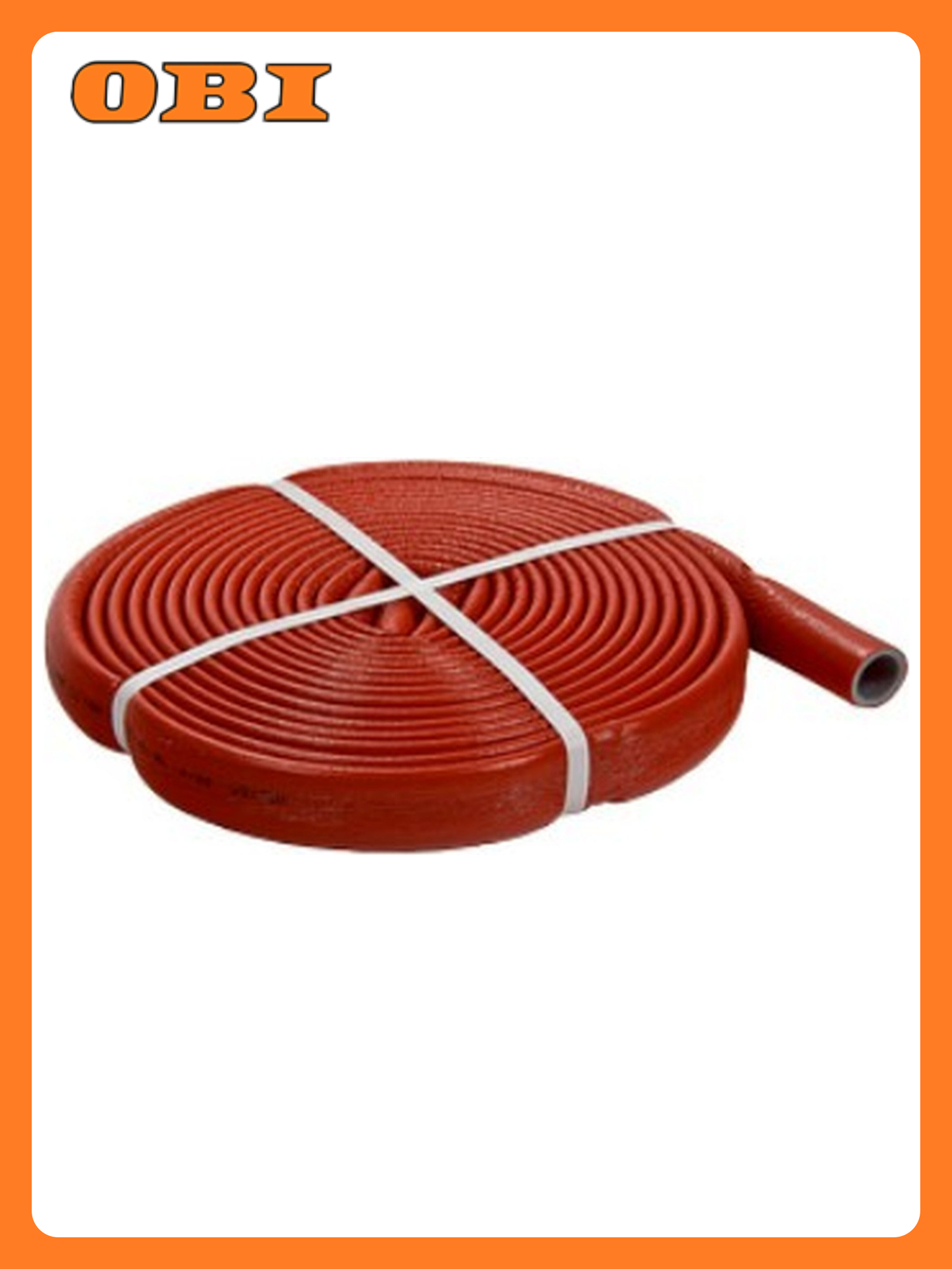 Теплоизоляция VALTEC Супер Протект, вспененный полиэтилен, 10м, 4мм, красная