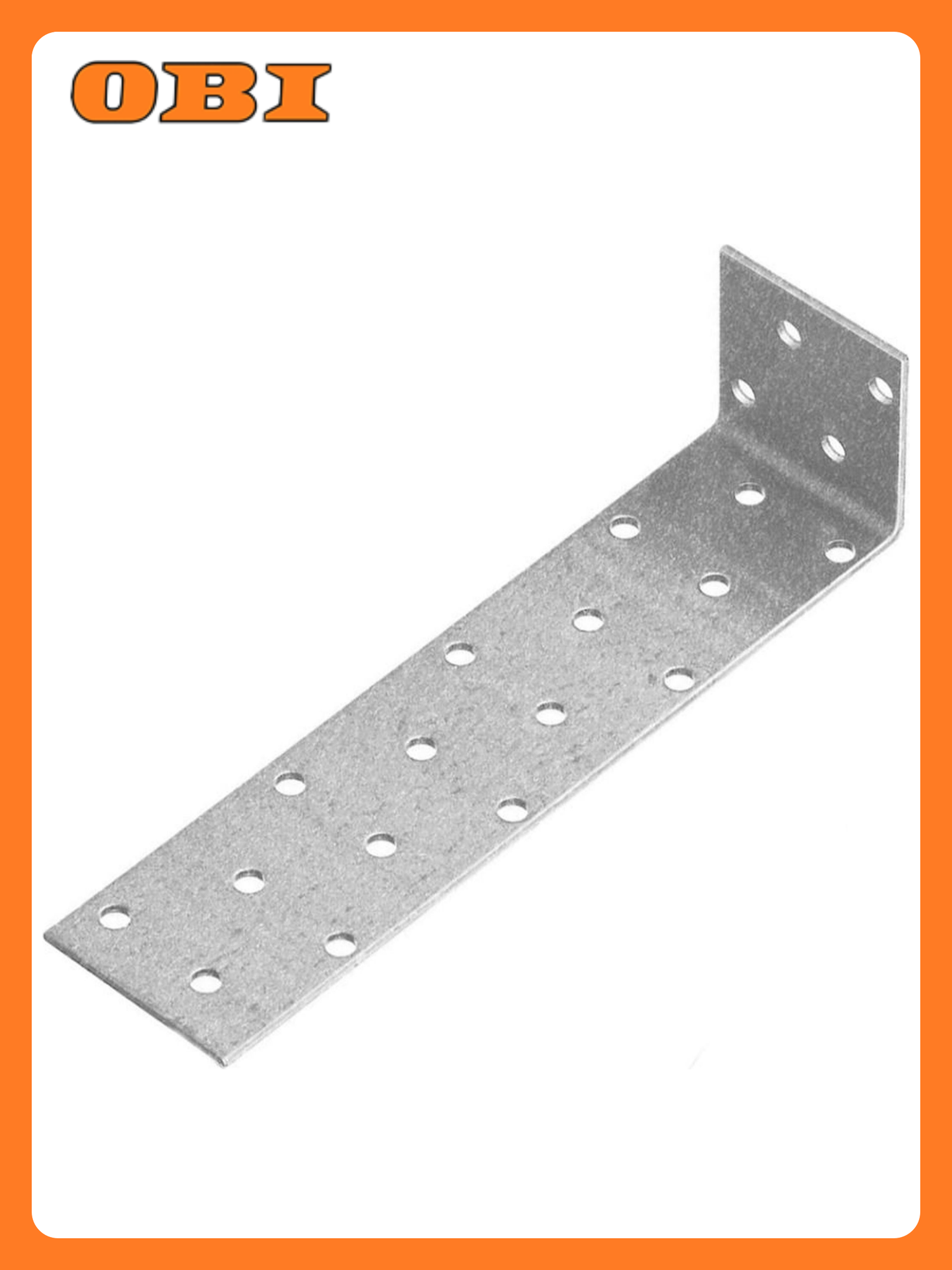 Уголок крепежный Tech-KREP, анкерный, для дерева, серебристый, 40x200x40 мм