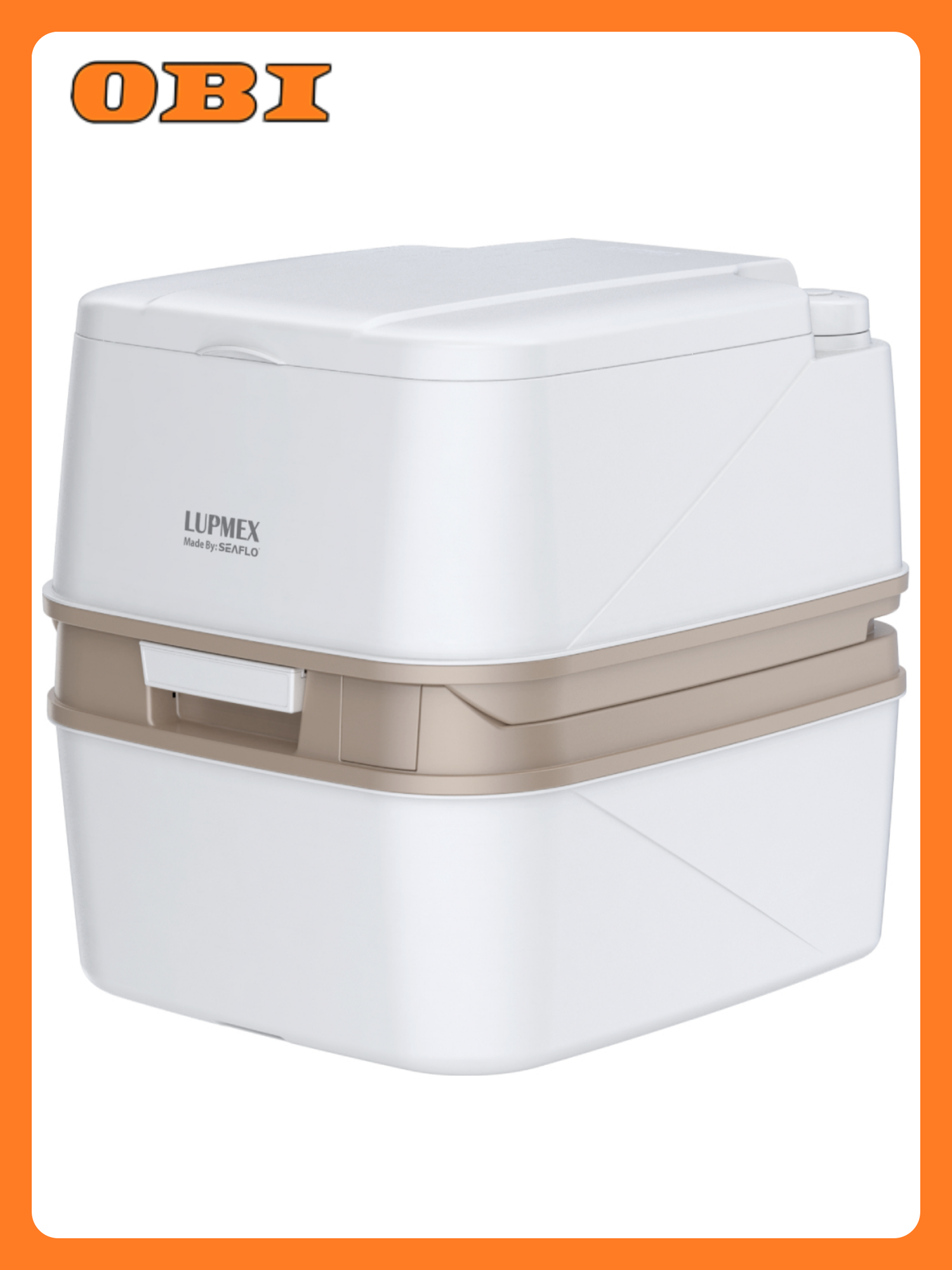 Биотуалет Lupmex 79123, 2 бака, водный смыв, поршневой механизм