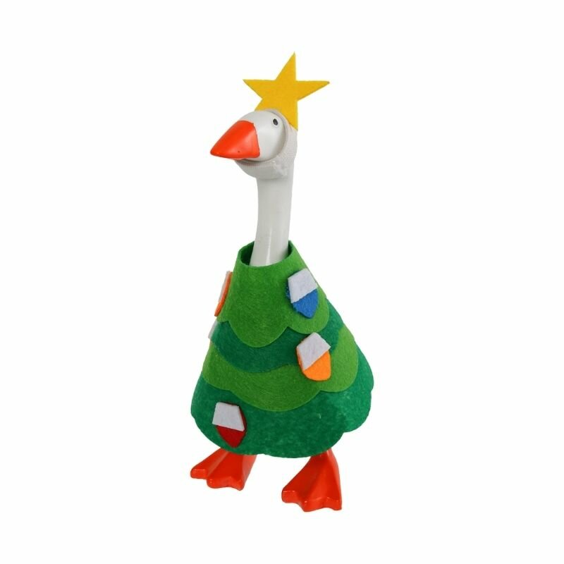 Рождественский костюм гуся на крыльце с 7-дюймовым украшением-мини-костюм рождественской елке