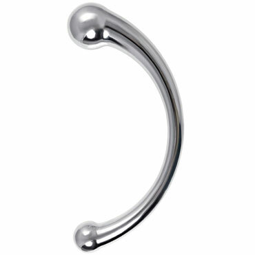 Toyfa Metal Металлический стимулятор, серебристый С концами разного диаметра