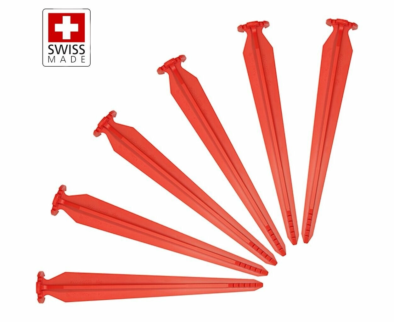 Набор колышков для палатки SwissPiranha RT 220 мм/6 шт.