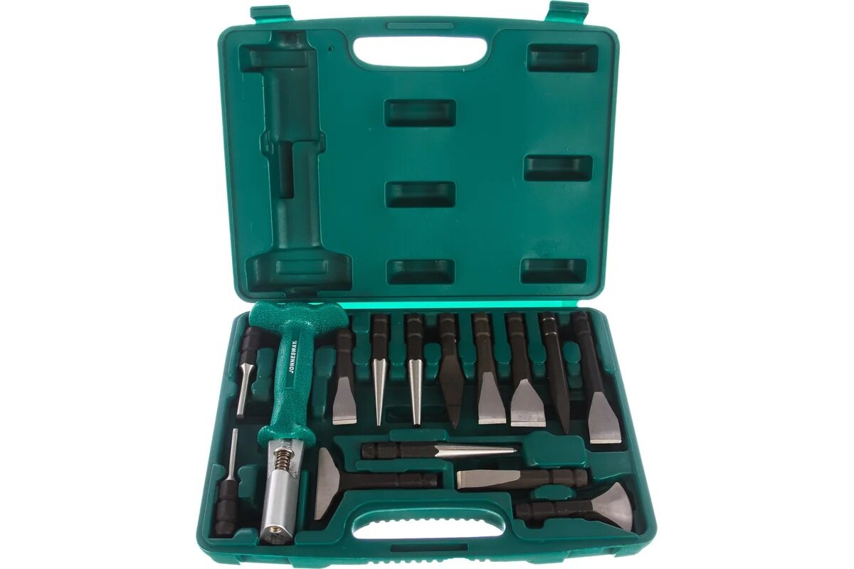 Многофункциональный инструмент с сменными зубилами и выколотками Jonnesway AG010143, 48306