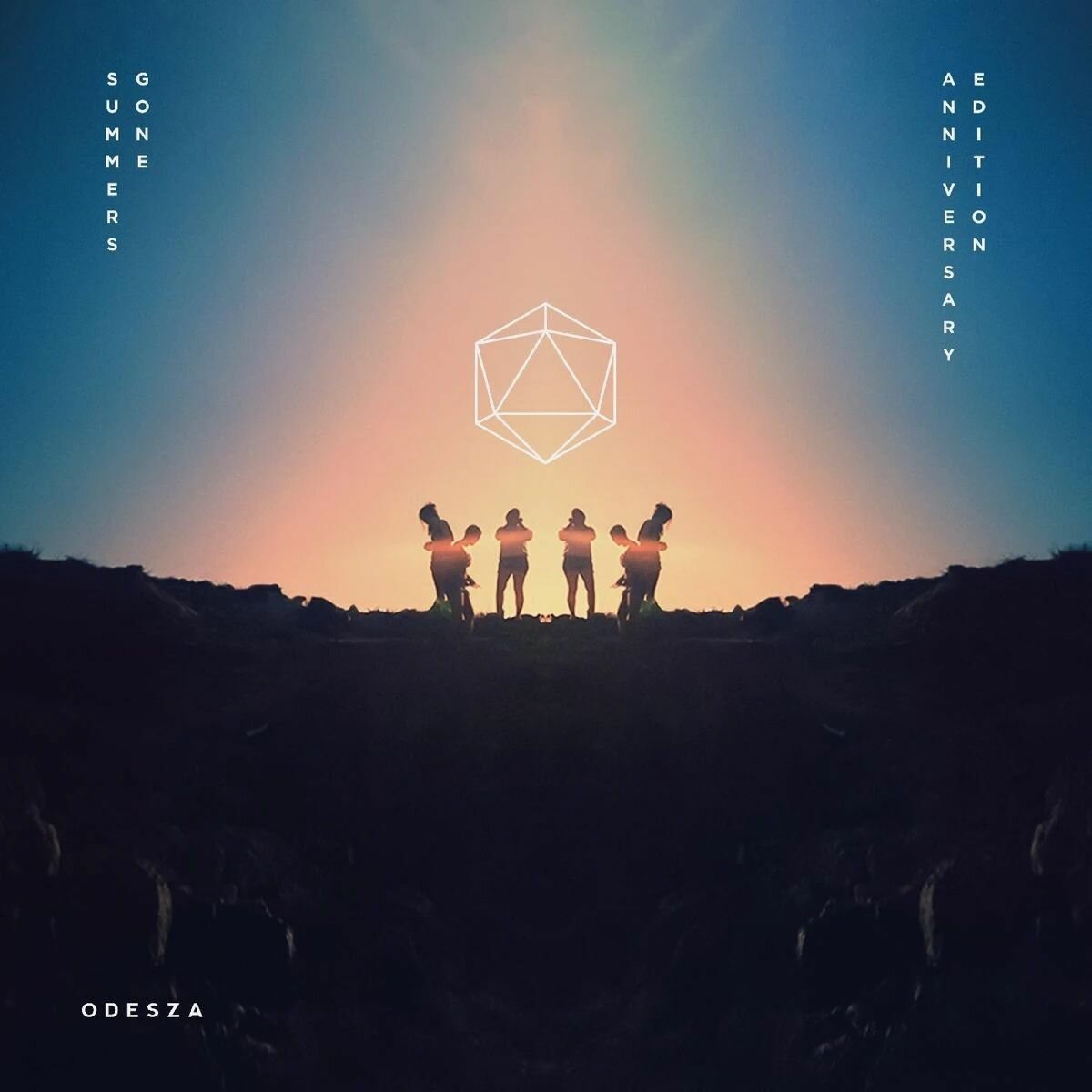 Виниловая пластинка Odesza - Summer's Gone (LP+V7, Оранжевый прозрачный и нежно-голубой винил) Limited, 2023