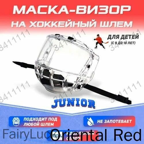 Визор хоккейный, размер: Универсальный