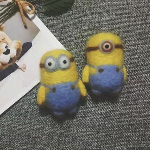 Набор для творчества из шерстяного войлока, брелок с жемчужиной для девочки, Снежной Белоснежки, креативный подарок для пары, ручная работа