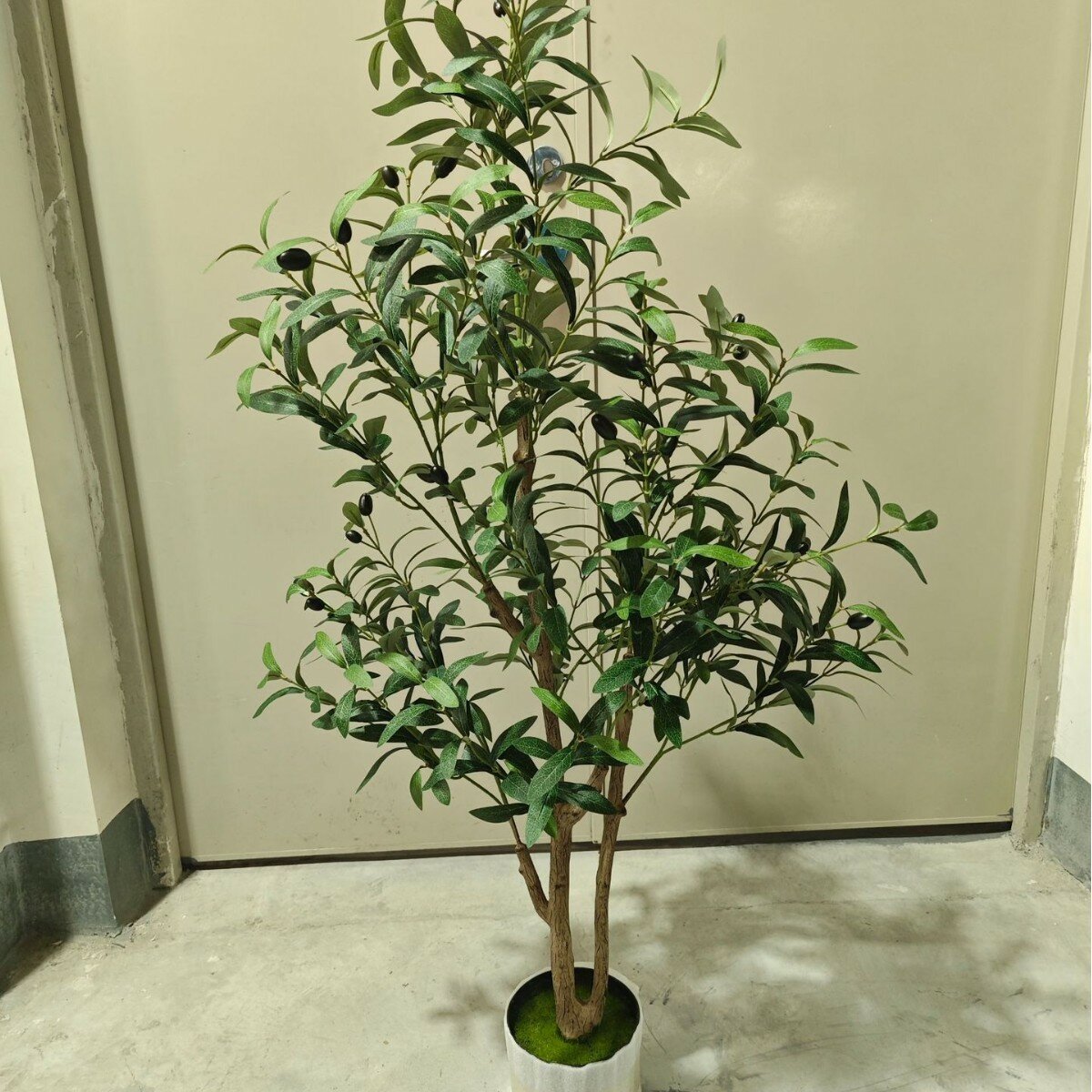 Искусственное дерево оливковое дерево в скандинавском стиле, домашнее напольное искусственное растение в горшке, искусственное дерево для интерьера, искусственный ландшафт бонсай