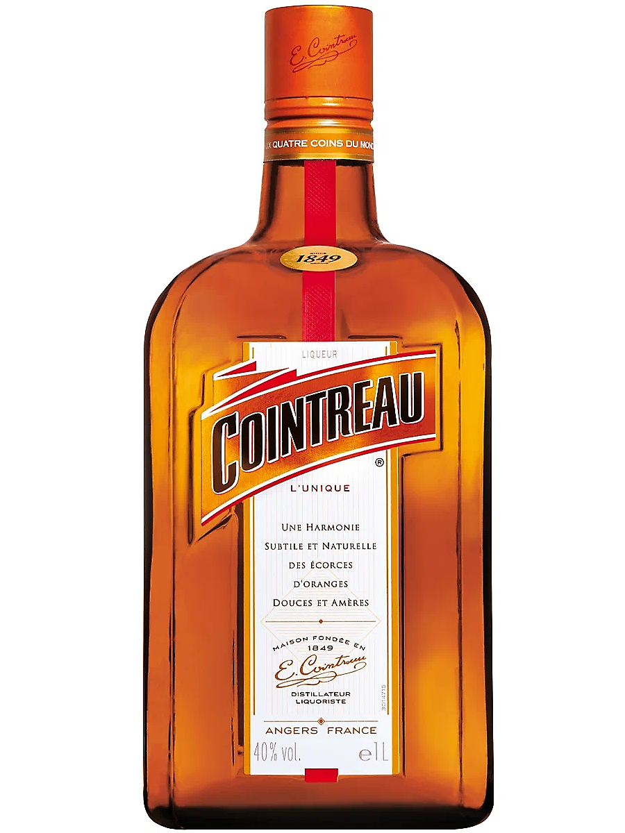 Ликер Cointreau (Куантро) 1 л, апельсиновый, 40% об, Франция
