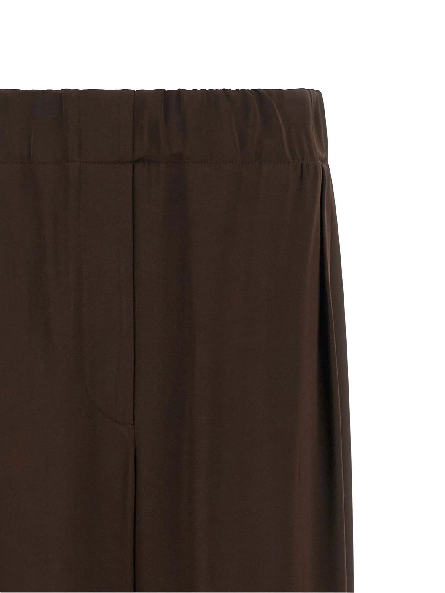 Брюки Jil Sander Low-crotch wide trousers, размер 36, brown — фото 1