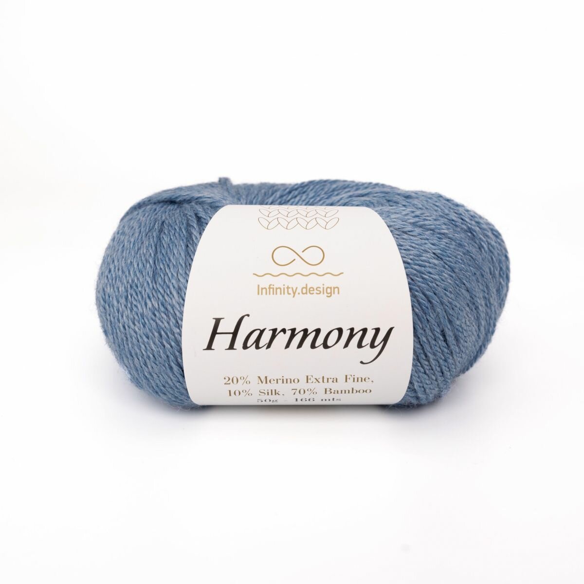 Пряжа для вязания Infinity Design Harmony (6052 Jeans Blue) 1 моток 50 г/166 м