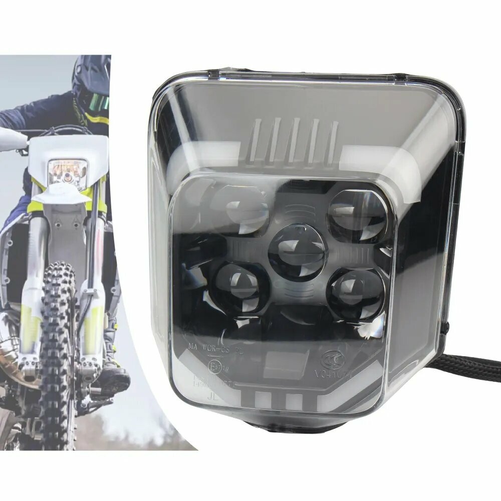 Светодиодная фара для мотоцикла, аксессуары для модификации внедорожного мотоцикла