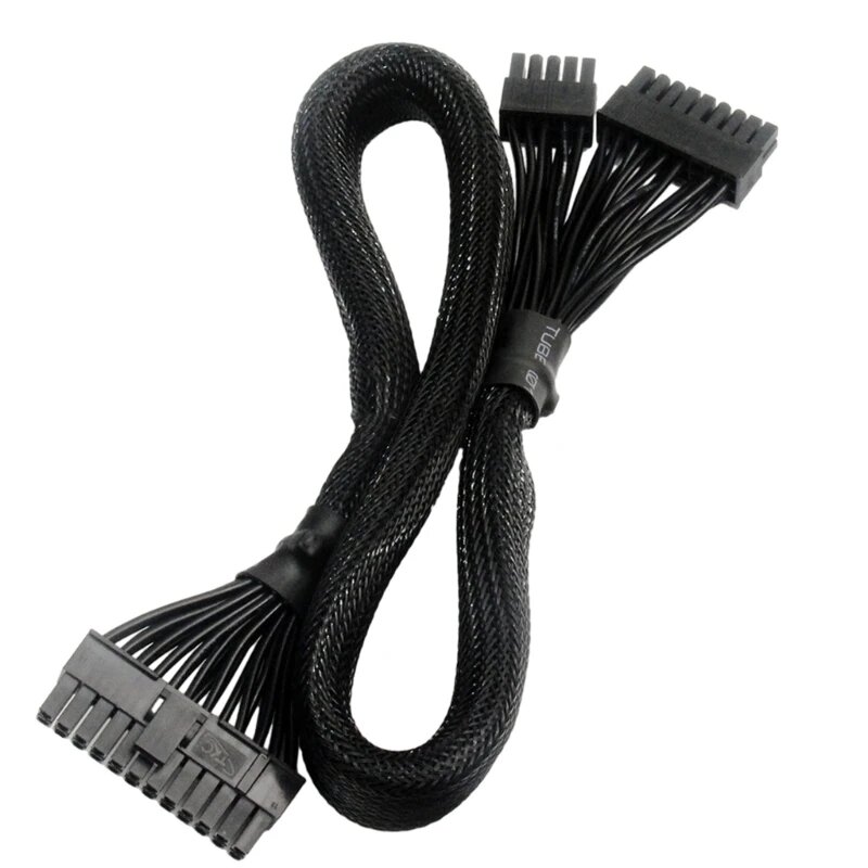 Прочный черный силиконовый кабель питания 18+10 до 24 контактов EVGA