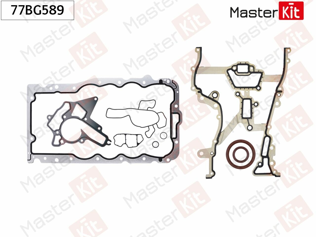 Комплект прокладок блок-картер двигателя Opel ASTRA, CLASSIC A04 Z 14 XEP MasterKit 77BG589
