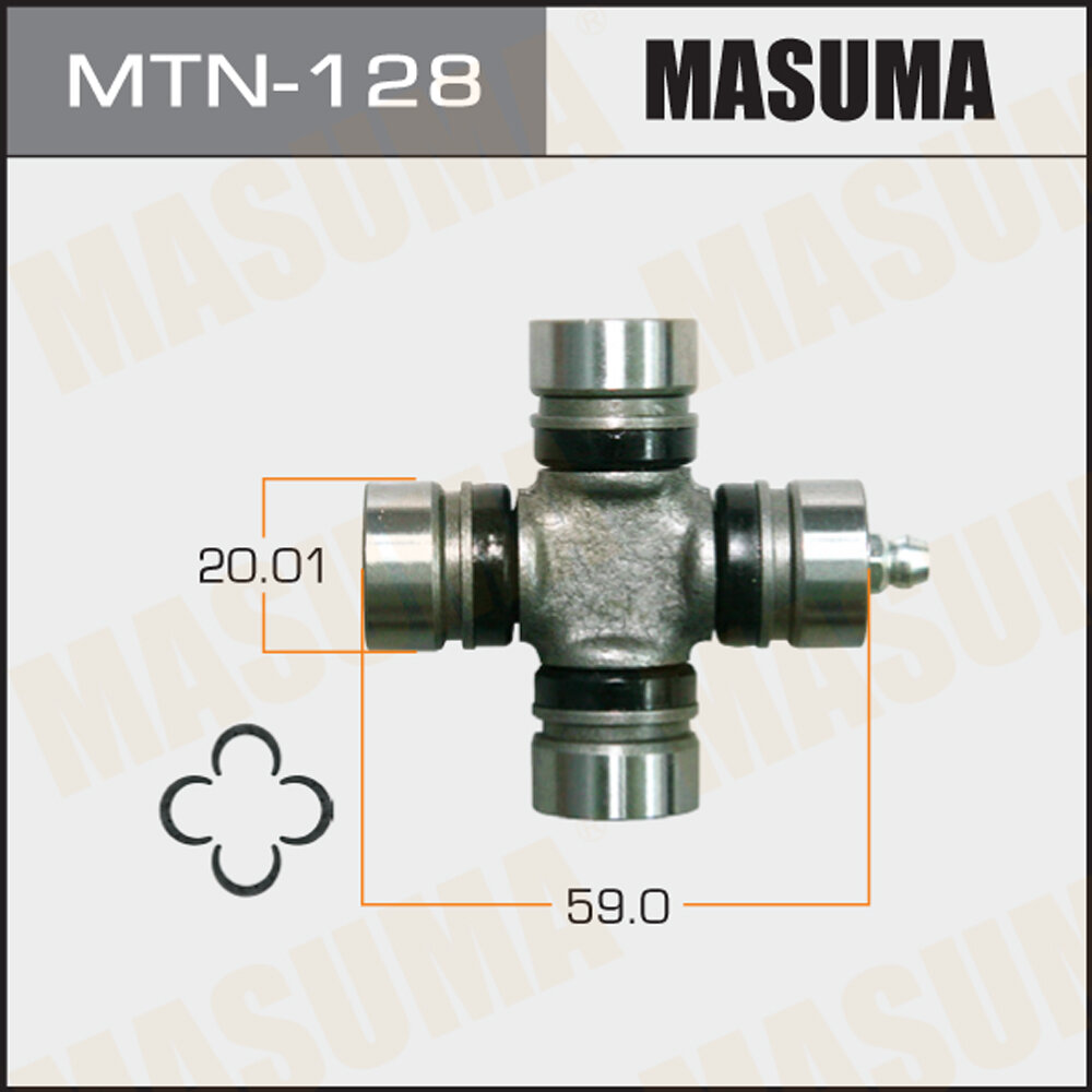 Крестовина вала карданного 20.01x38 MASUMA MTN-128