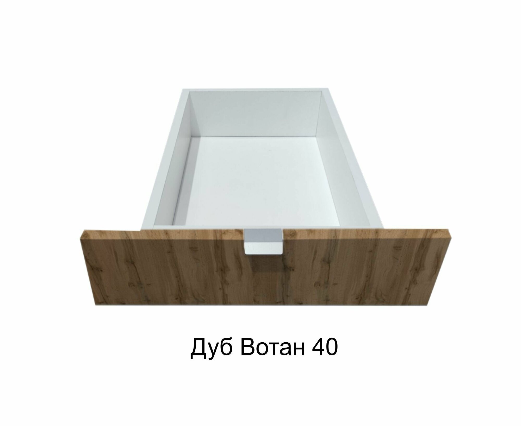 Выкатной ящик для цоколя кухни 40 Дуб Вотан