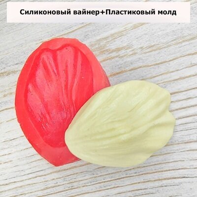 Силиконовый Вайнер + Молд для творчества "Тюльпан Пион " лепесток 5,5х4см