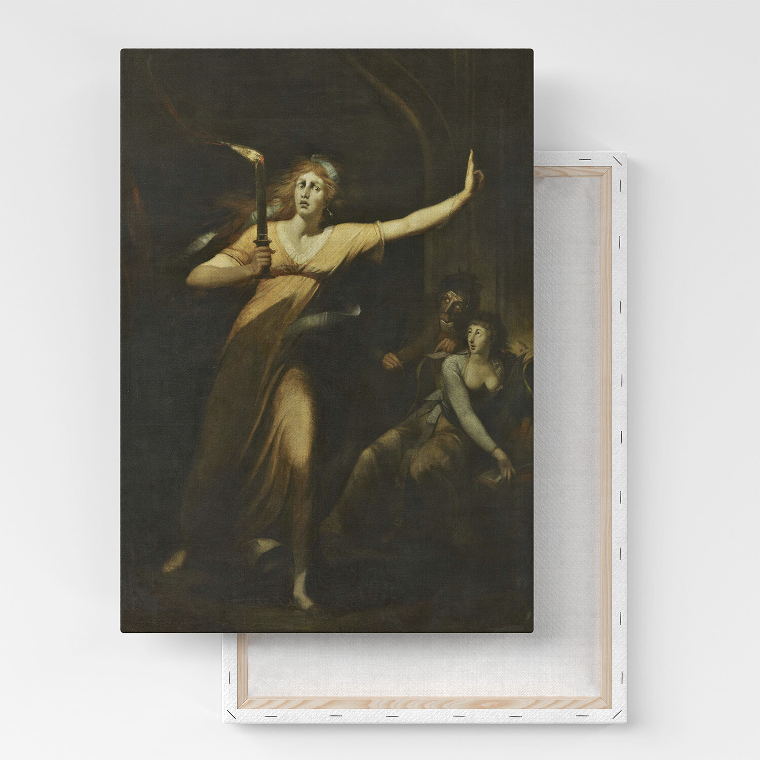 Картина на холсте, репродукция / Иоганн Генрих Фюсли - The Sleepwalking / Размер 40 x 53 см