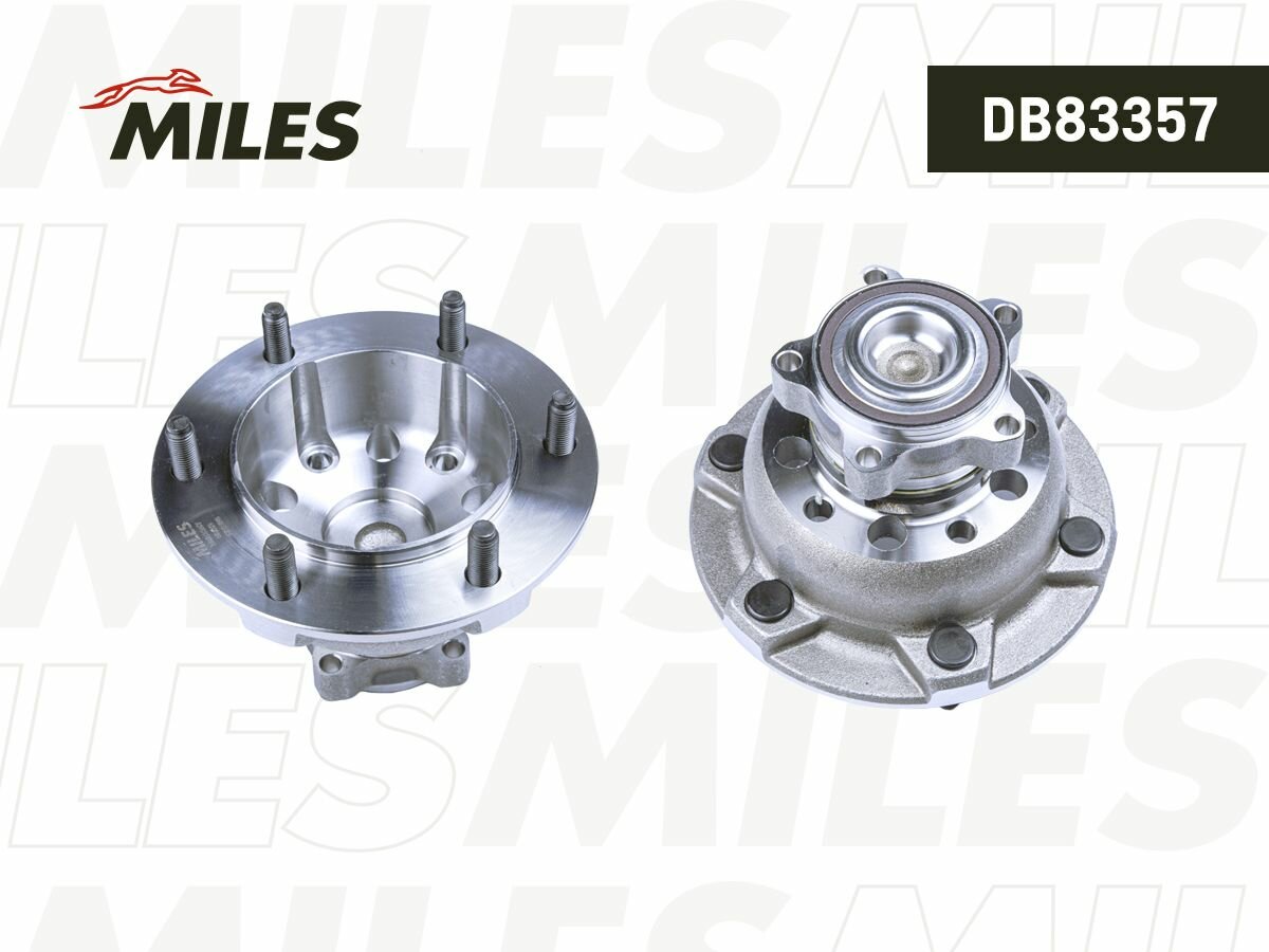 MILES Ступица колеса передняя с подшипником FORD TRANSIT 2.0-2.2TDCi 13- (FAG 713 6791 40) DB83357