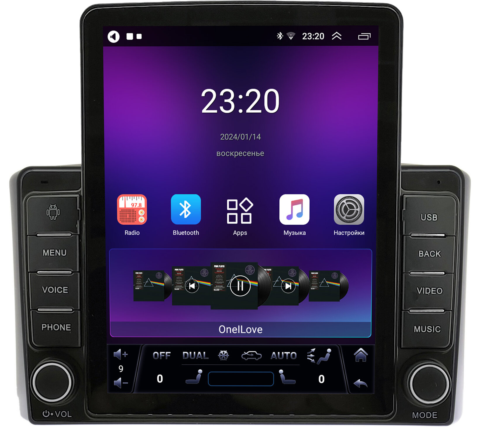 Штатная магнитола Lexus LX 470 1998-2002 (авто без монитора) Canbox GTR095-9348 Android 10 (QLed, 4/64, DSP, CarPlay)