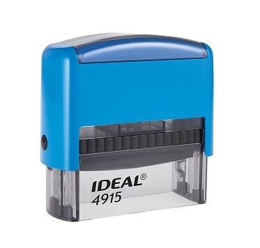 Ideal 4915 автоматическая оснастка для штампа 70х25 мм (синяя)