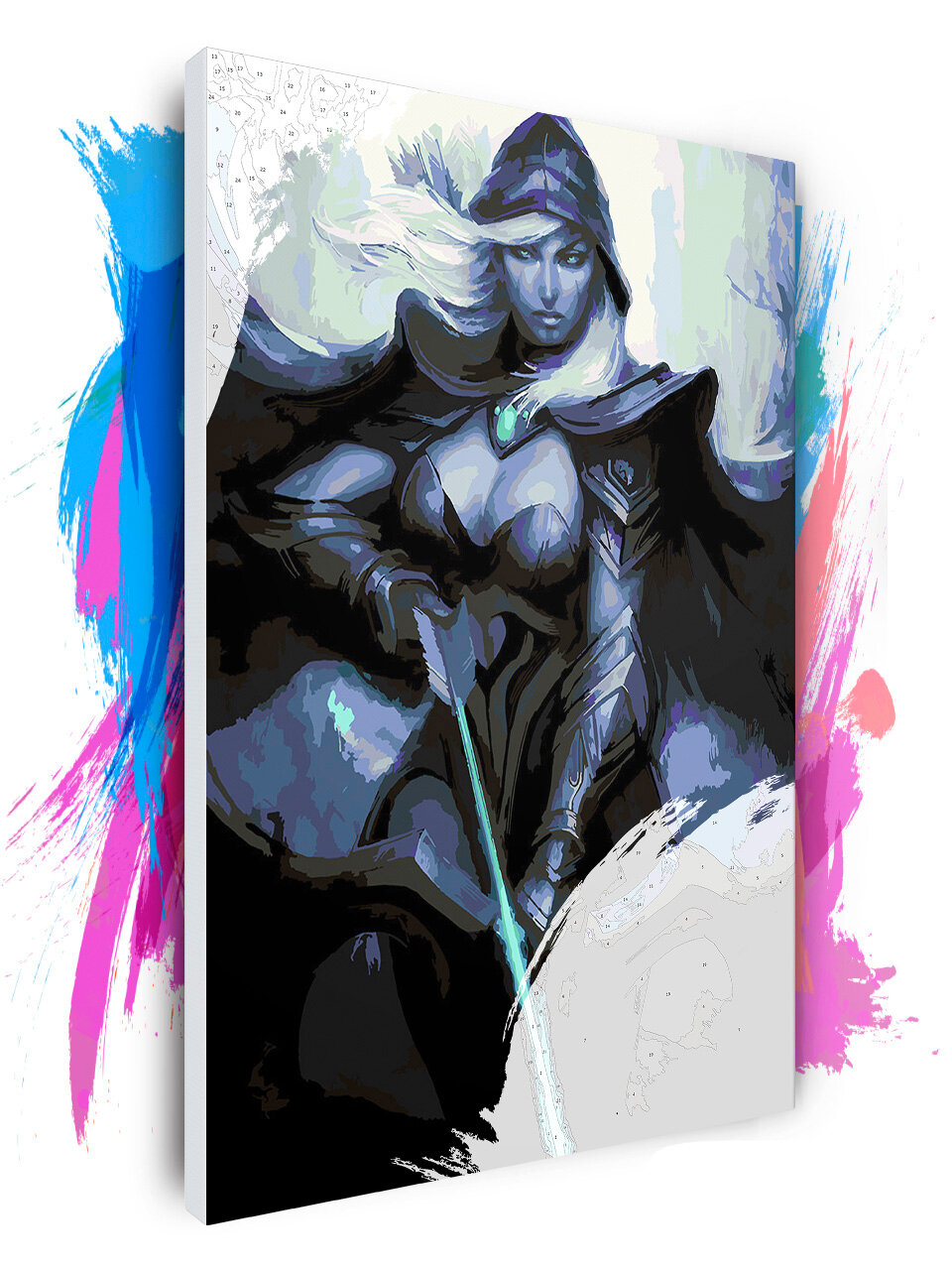Картина по номерам на холсте Dota 2 - Drow Ranger, 40 х 60 см