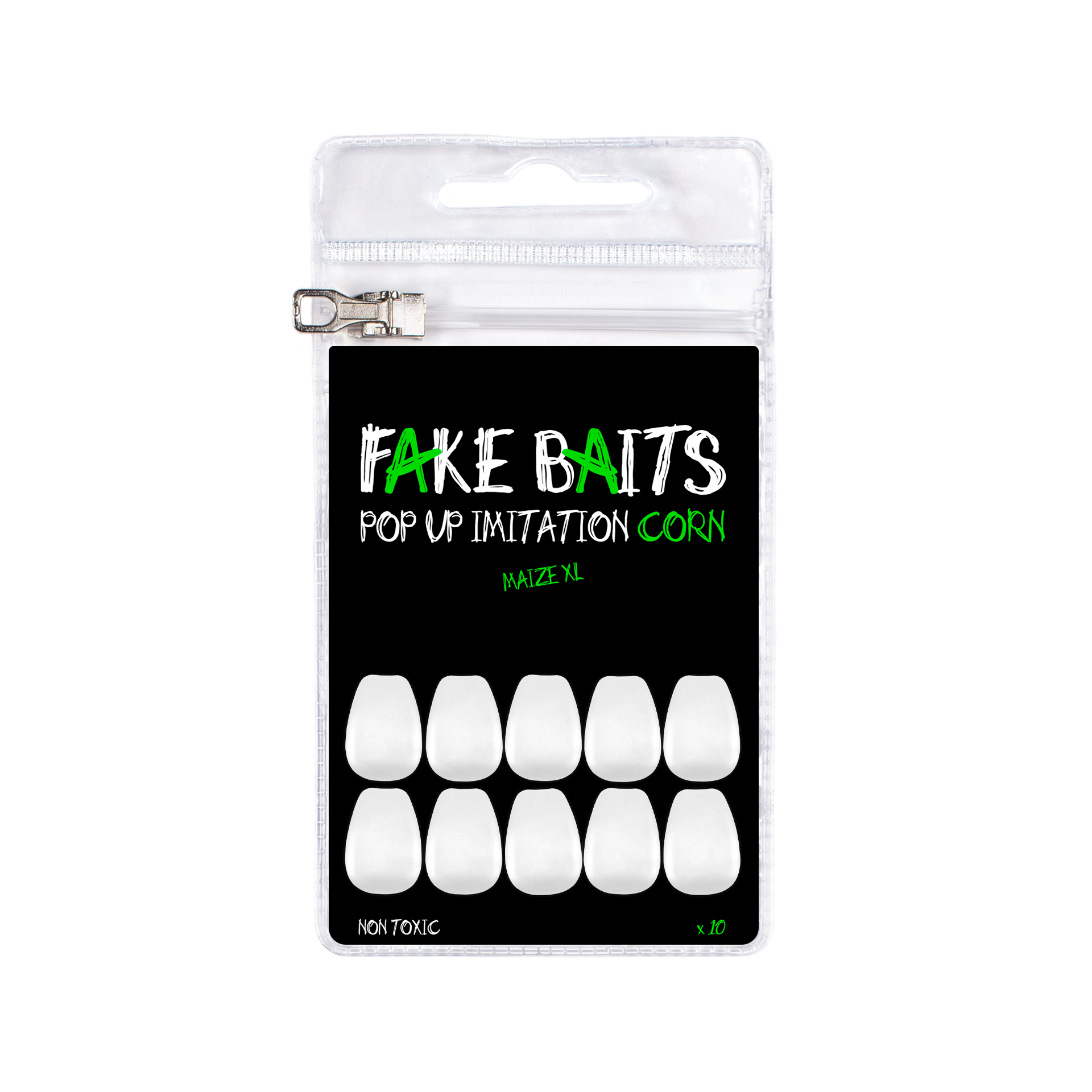 Искусственная кукуруза плавающая Fake Baits XL белая
