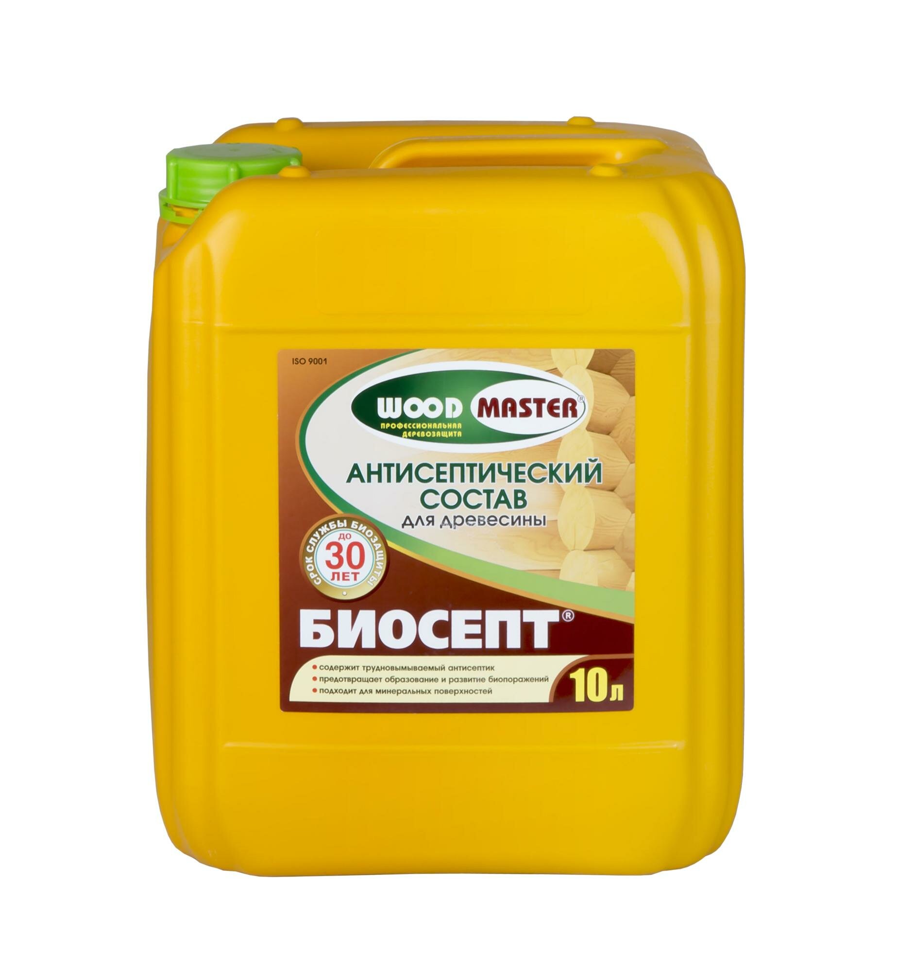 Антисептик для древесины "биосепт" 10л WOODMASTER