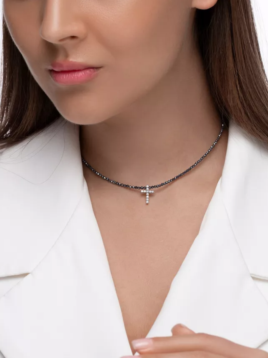 Колье, серебро, 925 проба