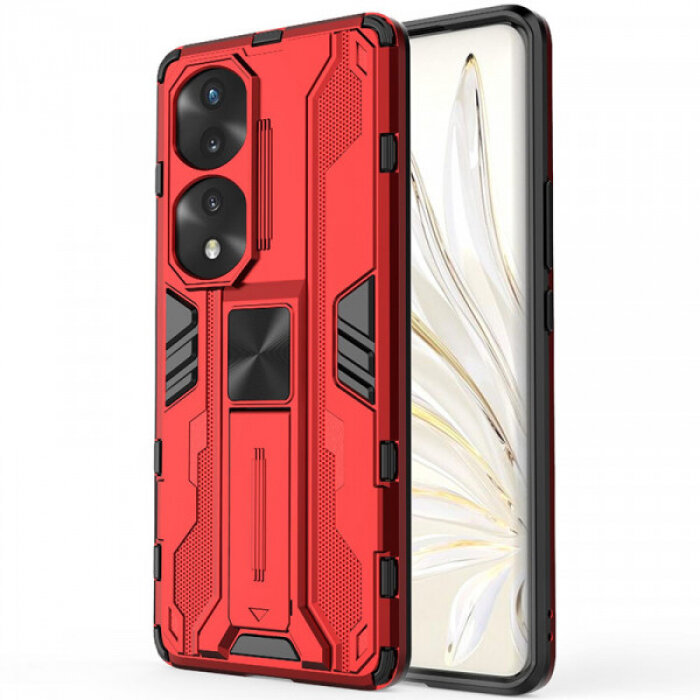 Galvatron Противоударный чехол-подставка для Honor 70 Pro с защитой камеры