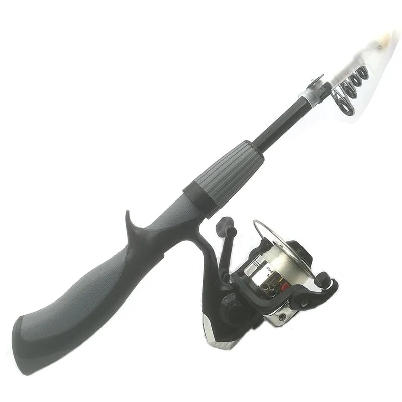 Удочка Shared with Fish карбон 1,4 м Black Rod With Reel