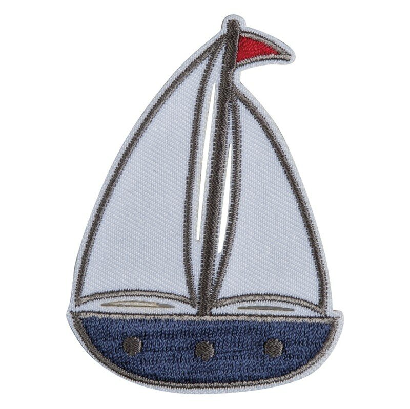HKM 39420 Термоаппликация "Парусное судно", 5.4 х 7.5 см
