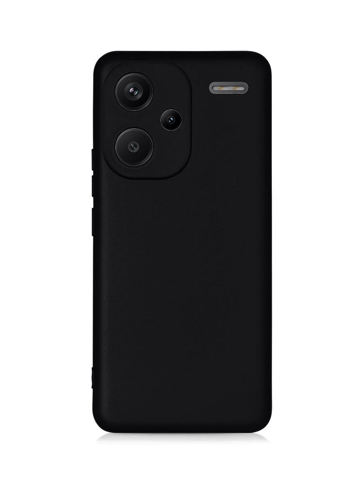 Чехол-накладка Borasco MicroFiber Case для смартфона Xiaomi Redmi Note 13 Pro+, черный
