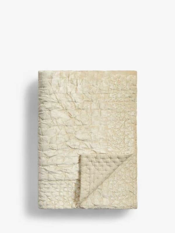 Покрывало John Lewis Boutique Hotel Velvet Stitch Quilted (Natural)