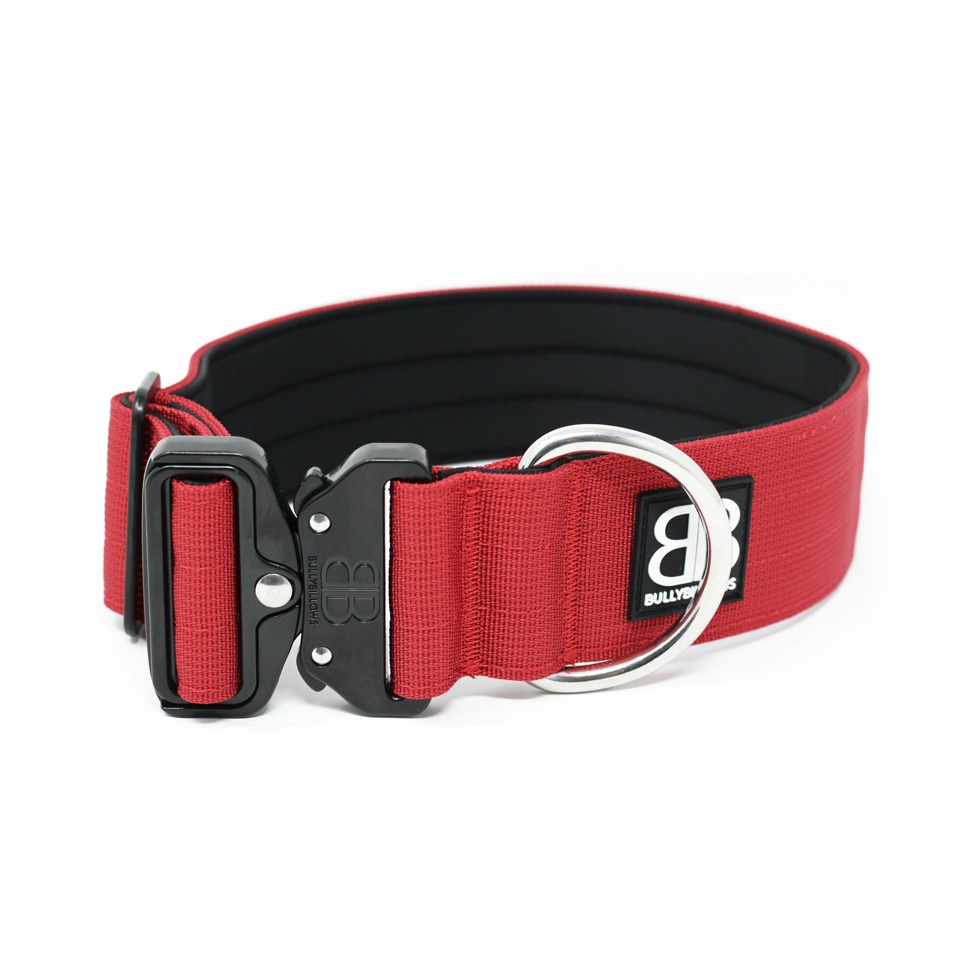 Ошейник Combat 5 см BullyBillows (красный / L)