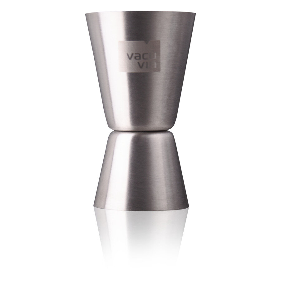 Джиггер двусторонний Vacu Vin, сталь нержавеющая, серебристый, премиум качество