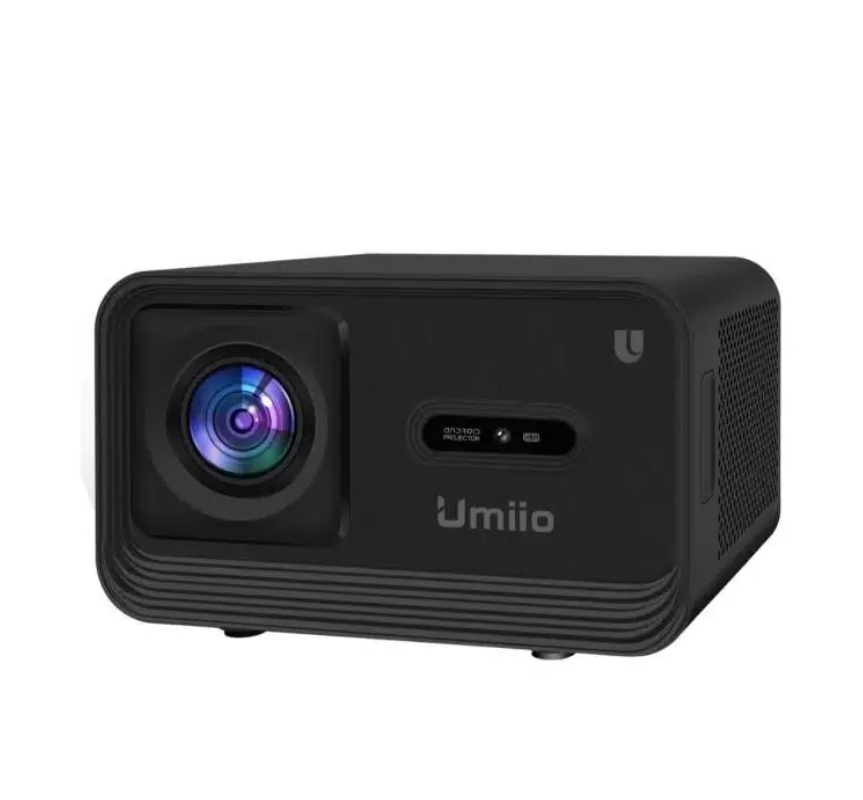 Портативный проектор Umiio U8 PRO Full HD Android TV 5G HDMI / Проектор мультимедийный Wi-Fi 1080 для офиса дома дачи черный