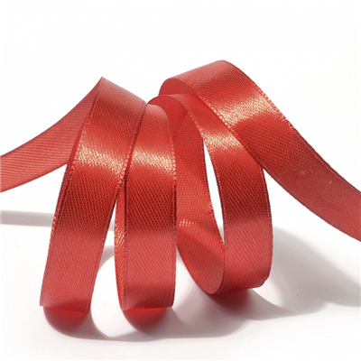 Лента атласная, красная, 12ммх23м