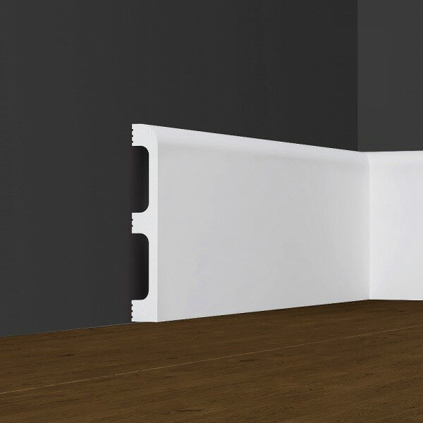 Ударопрочный плинтус Прайм декор Ix F12, 10х15 см, 2 м