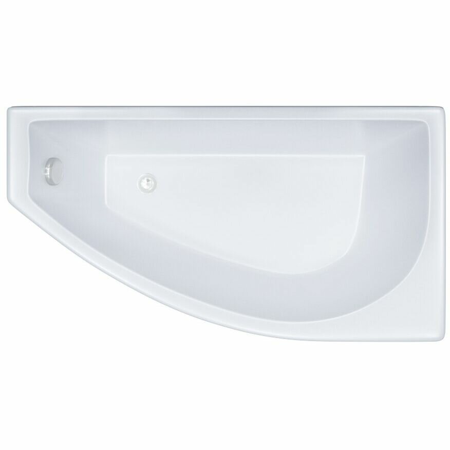 Ванна обрезная асимметричная Тритон (Triton) акриловая Бэлла Экстра 1400х760х600 мм левая (Н0000020161) , (без монтажного комплекта/ножек)