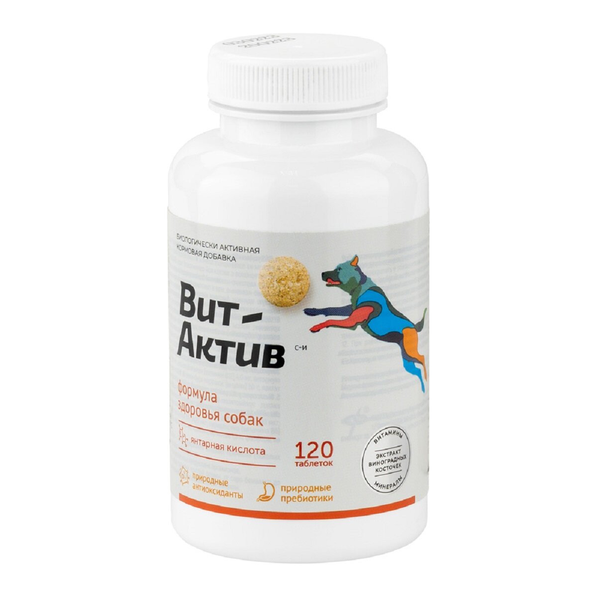 Вит-Актив С-И кормовая добавка формула здоровья собак 120 таблеток