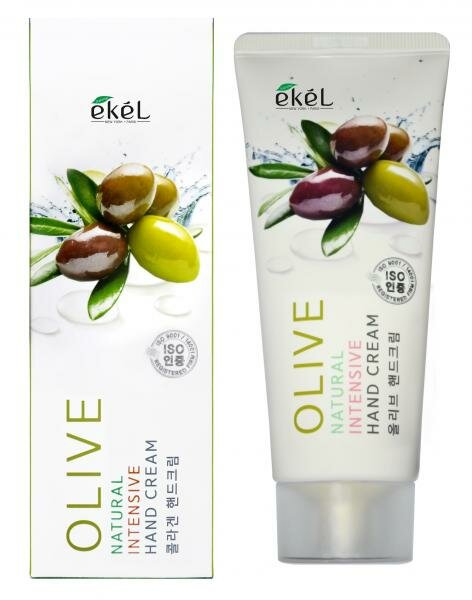 Ekel Natural Intensive Hand Cream - Olive Интенсивный крем для рук с "экстрактом оливы" 100 мл.
