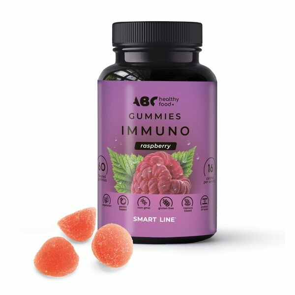 Комплекс Иммун с бузиной, прополисом и эхинацеей вкус фруктов и ягод жев. пастилки ABC Healthy Food 2,35г 60шт