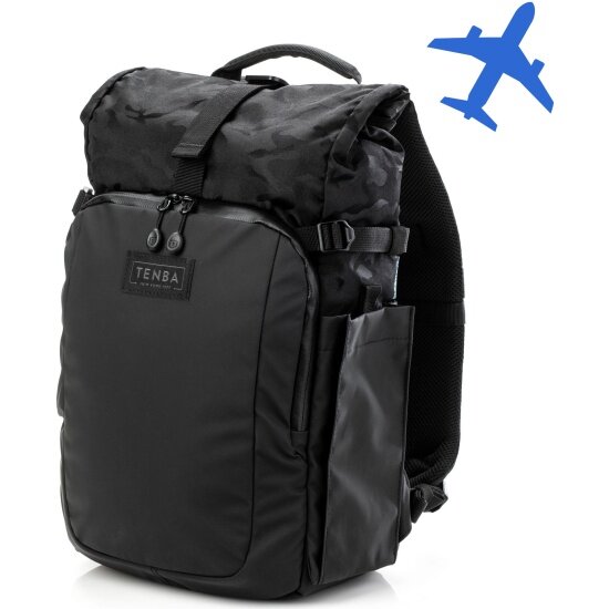 Рюкзак для фототехники Tenba Fulton v2 10L All WR Backpack Black/Black Camo 637-732