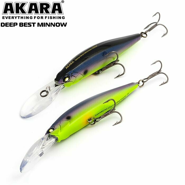 Воблер Akara Deep Best Minnow 100SP 16гр. (4/7 oz 3,9 in) A79