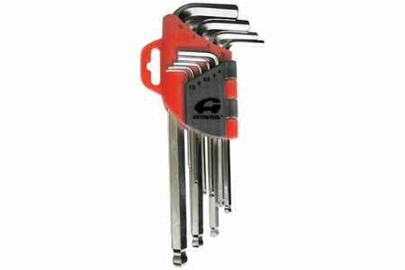 Набор шестигранных ключей, 9 предметов (Автом Tool: 1.5, средний с шаром)