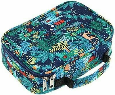 Пенал Spot Amazon, водонепроницаемый, 72 карандаша, 120 отделений, съемный, цвет Джунгли