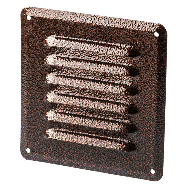 Решетка вентиляционная ORE 150х150мм стальная коричневая