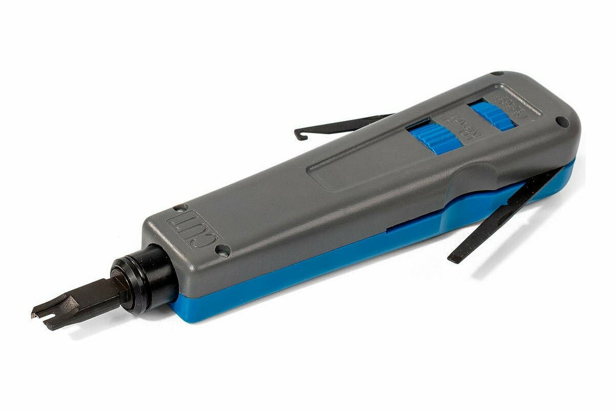 КВТ PD-03 85738 Инструмент для заделки витой пары - обжим кабелей сетевых систем