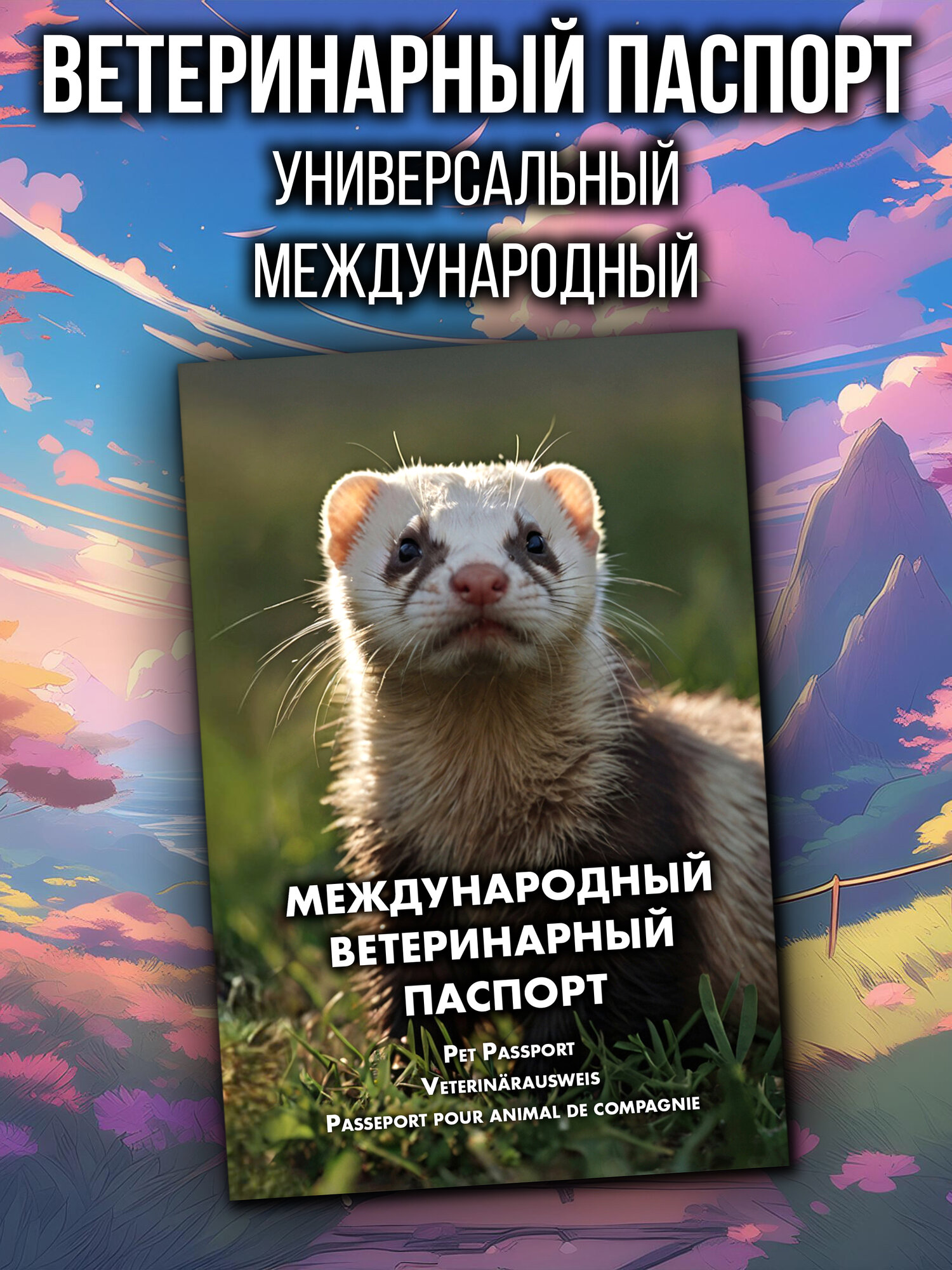Ветеринарный паспорт для хорьков международный