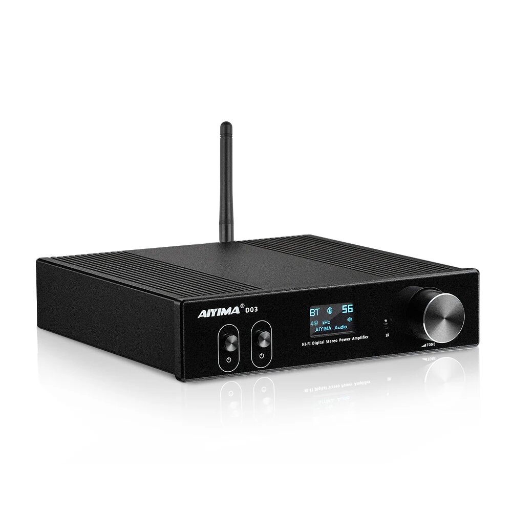Aiyima Audio D03 Bluetooth 5.0 Усилитель 150Вт no power plug